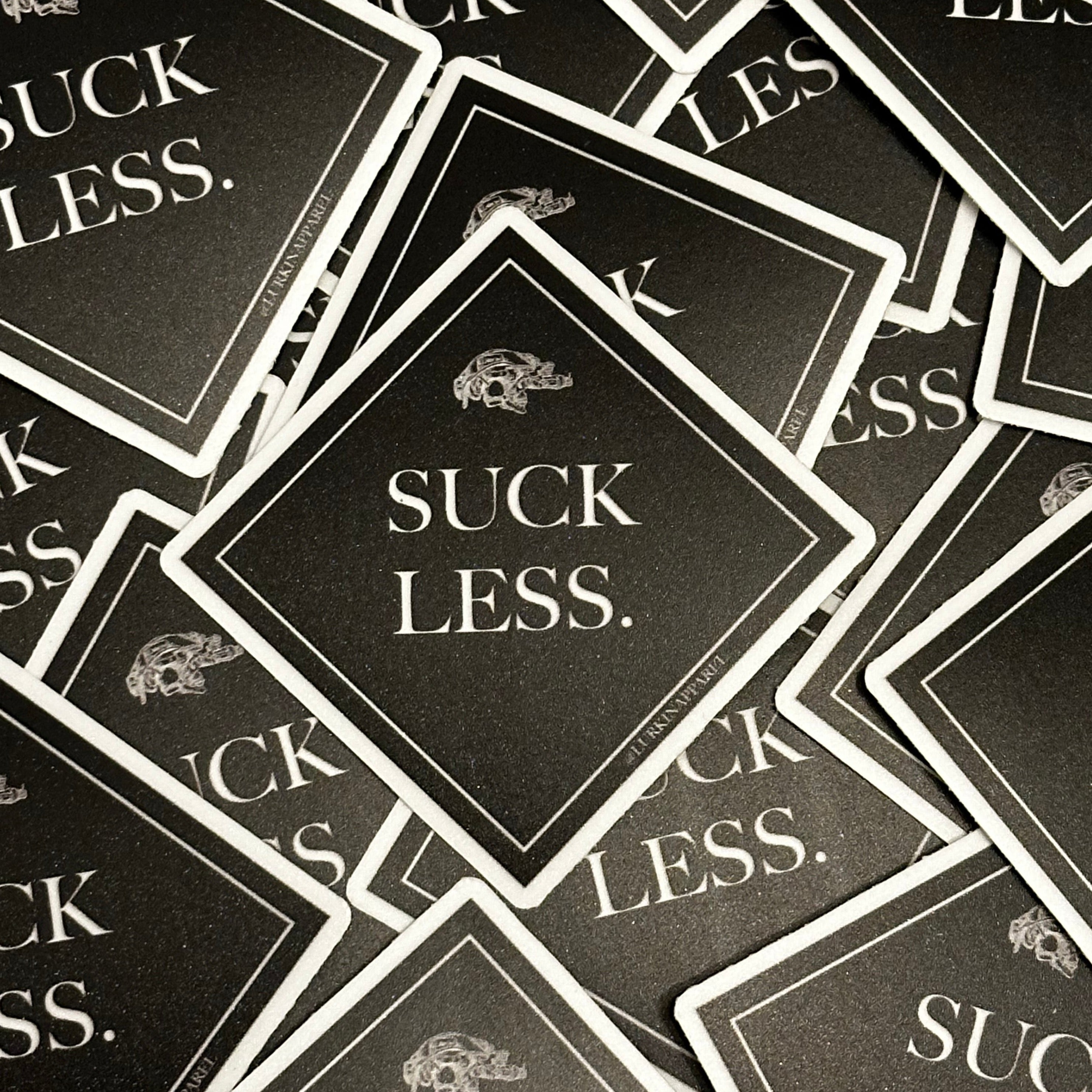 THE BIGGER SUCK LESS STICKER – LURKIN APPAREL