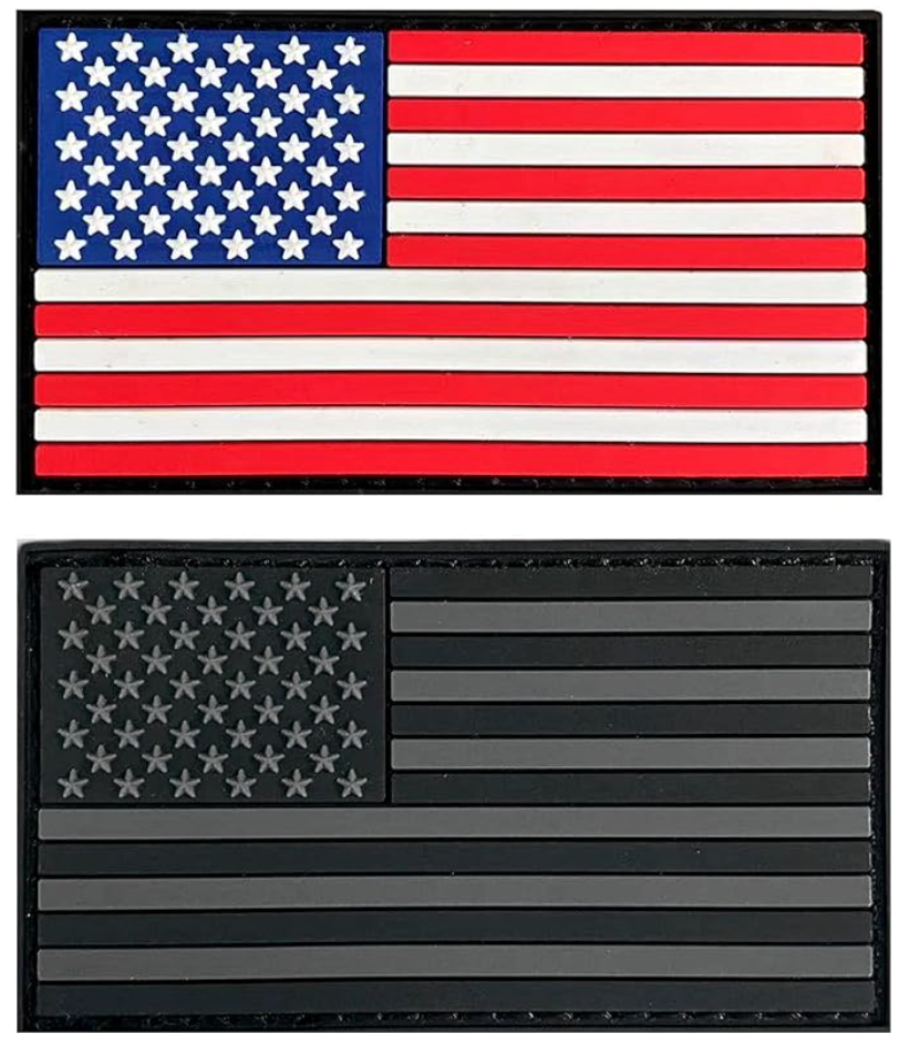 PVC AMERICAN FLAG PATCH – LURKIN APPAREL