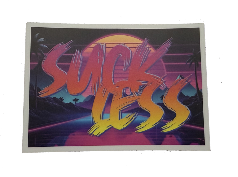 2025 SUMMER EDITION SUCK LESS STICKER – LURKIN APPAREL